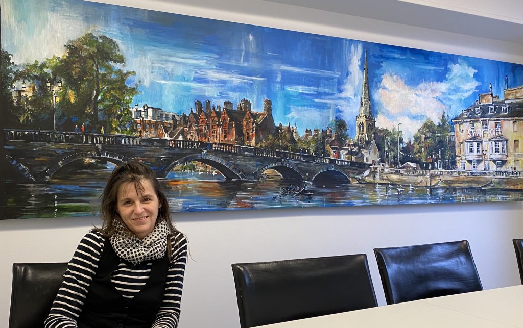 Impressionist Bedford skyline by Woods Hardwick’s resident artist ...
